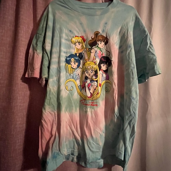 Primitive | Tops | Primitive Sailor Moon Tie Dye Shirt | Poshmark